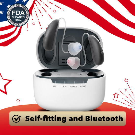 Ceretone Beacon Advanced Self-fitting Bluetooth OTC Hearing Aids