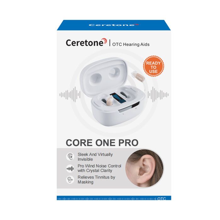Ceretone Core One Pro OTC Hearing Aids: Unmatched Clarity, Smallest Design