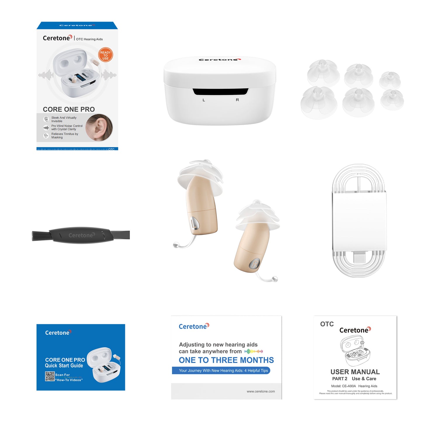 Ceretone Core One Pro OTC Hearing Aids: Unmatched Clarity, Smallest Design