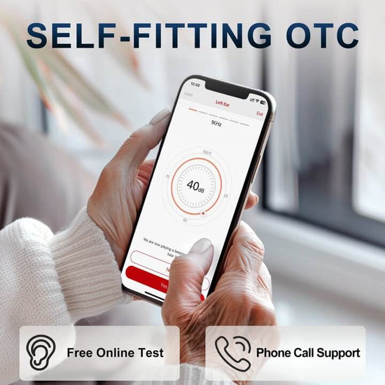 Ceretone Beacon Advanced Self-fitting Bluetooth OTC Hearing Aids